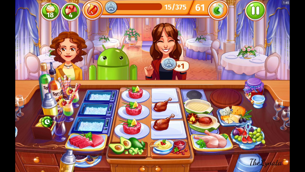 COOKING CRAZE/ Town Paris/ level 109 (VERY DIFFICULT )and 110 /SALMON ...