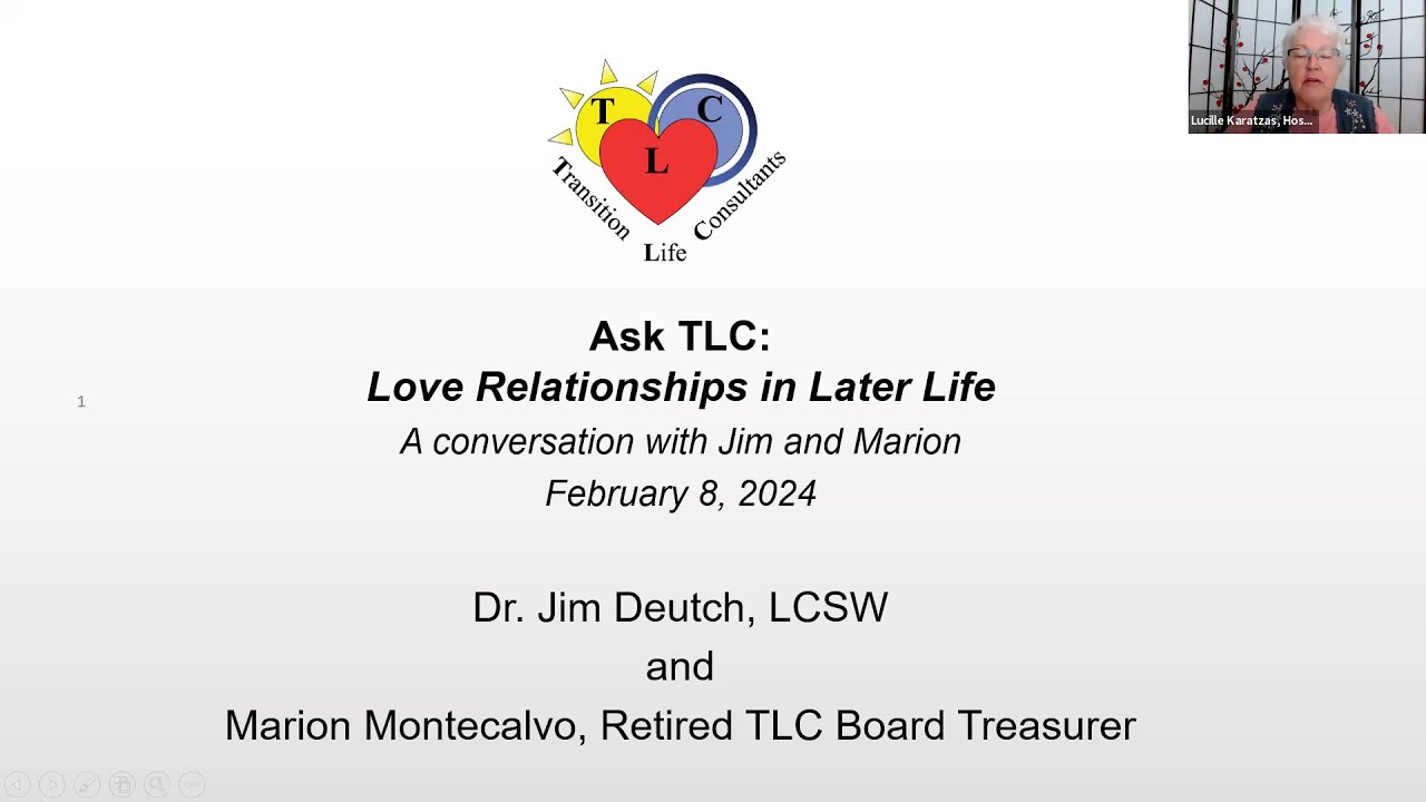 Ask TLC: Love Relationships in Later Life - YouTube