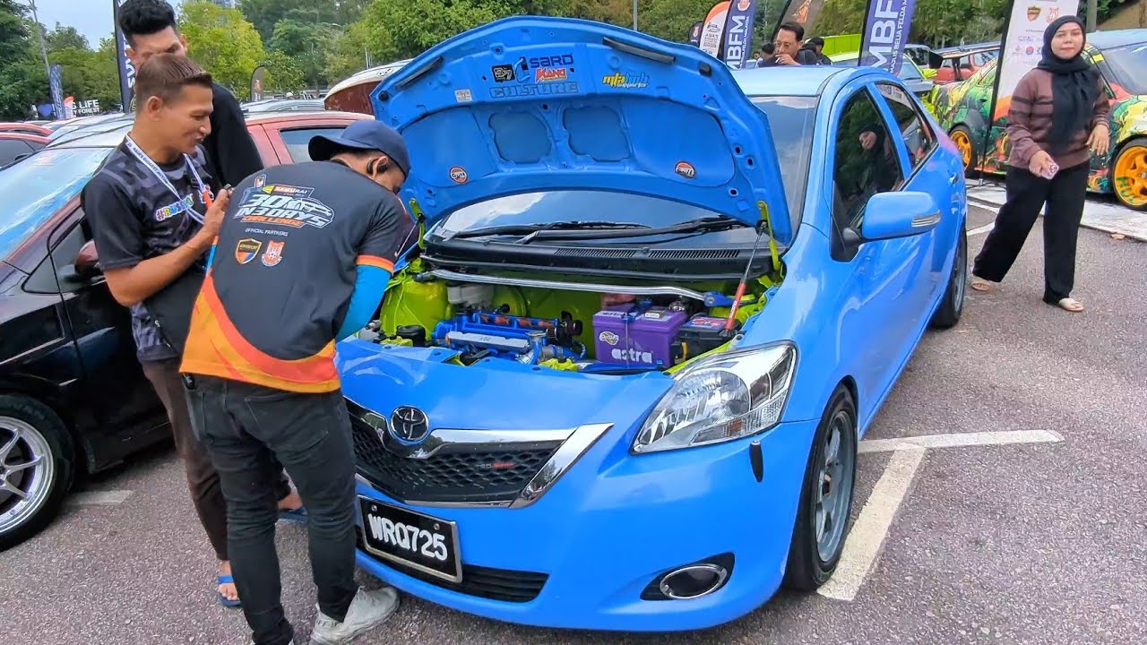 Full Review Toyota Vios Dugong Setup Clean Engine Bay - YouTube