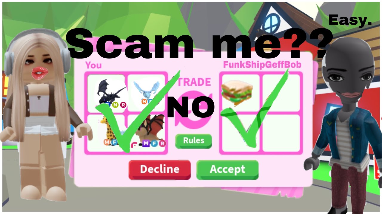 Scam me or Adopt me? - YouTube
