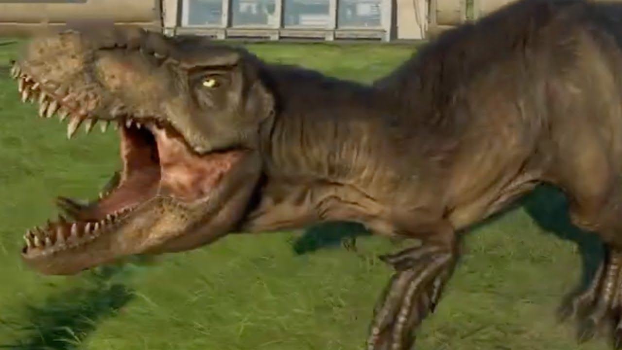 WE HAVE A T-REX!!!! Jurassic World Evolution 2 - YouTube