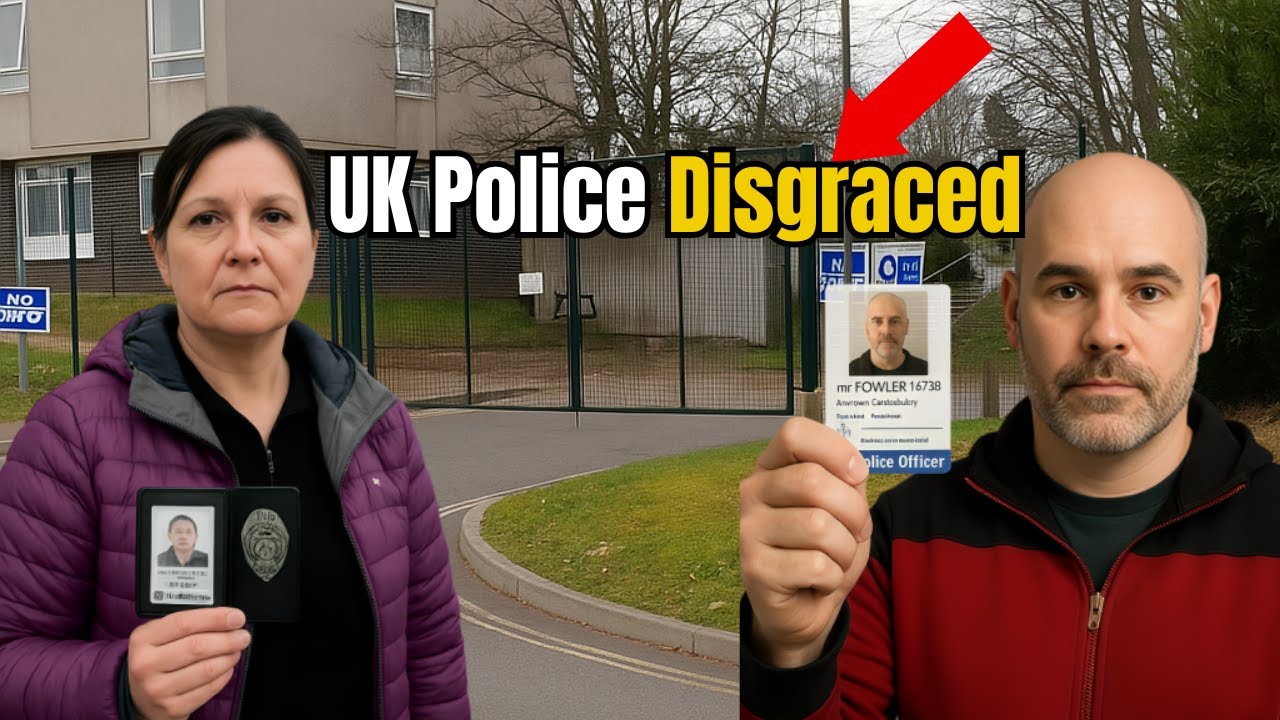 UK Police Panic as Genius Auditor Stands Firm on His Rights - YouTube