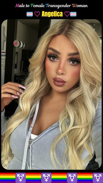 Male to Female Transgender Beauty - Angelica #viralvideo #shorts #transgender #mtf #tg - YouTube