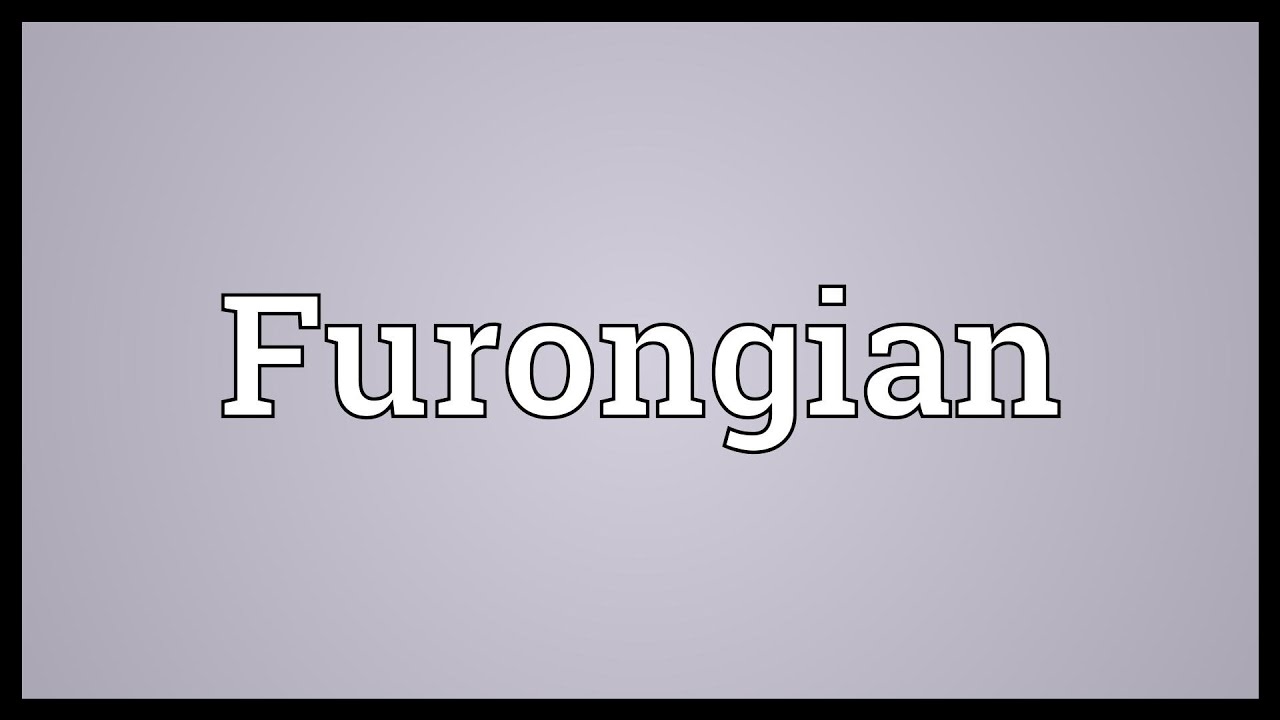 Furongian Meaning - YouTube