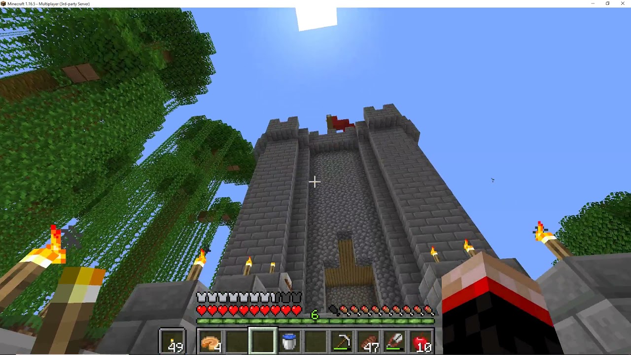 Minecraft: Bell Tower That Chimes Daily At Noon - YouTube