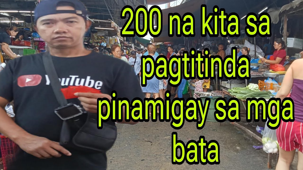 200 na kita sa pagtitinda pinamigay sa mga bata - YouTube