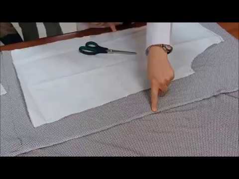 Kumaş Katı Yöntemi ile Pratik Bluz Kalıbı Yerleştirme -Practical Blouse Mold Placement | Dikiş Hocam