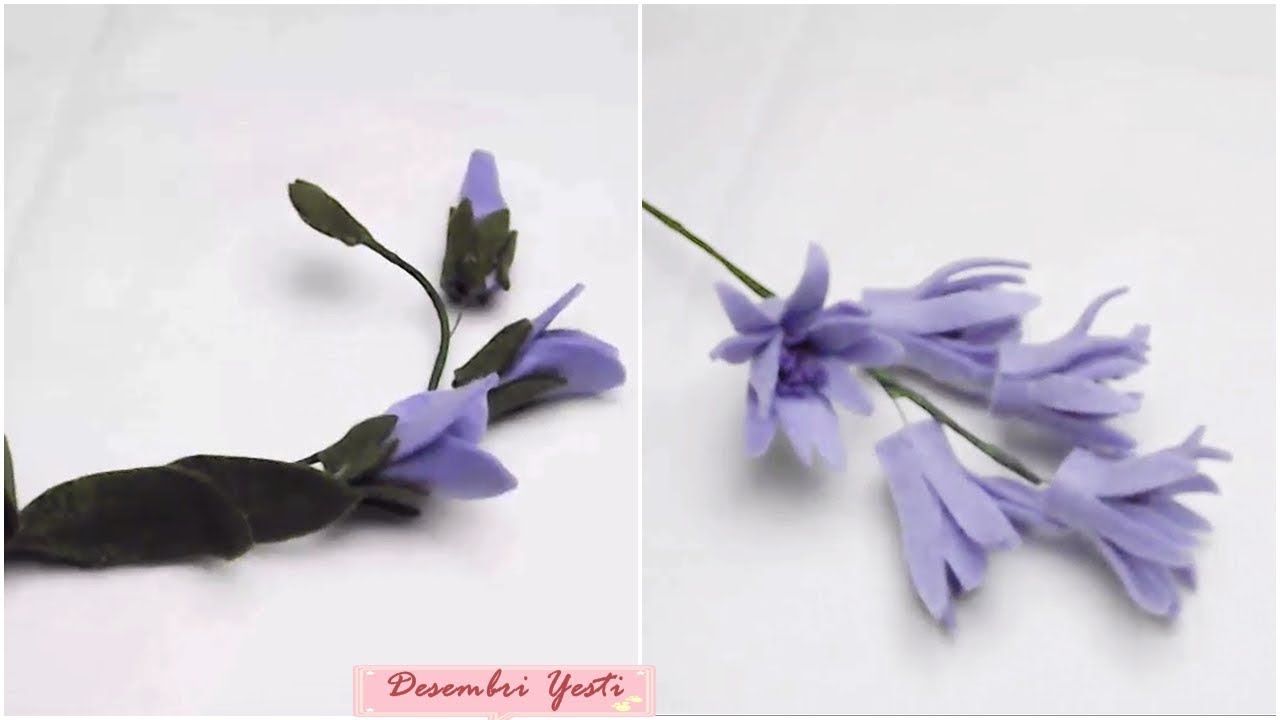 DIY Felt Freesia - YouTube