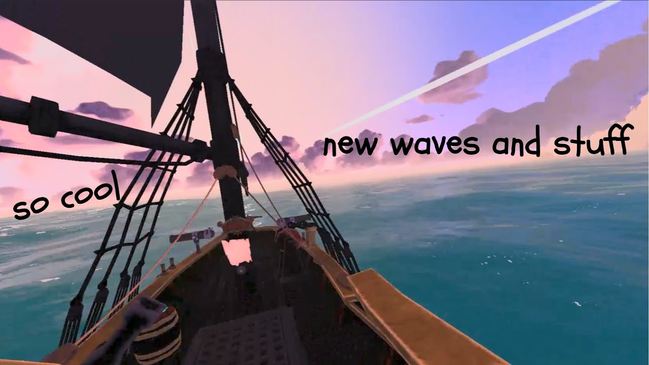 showcasing the new graphics update in sail vr - YouTube