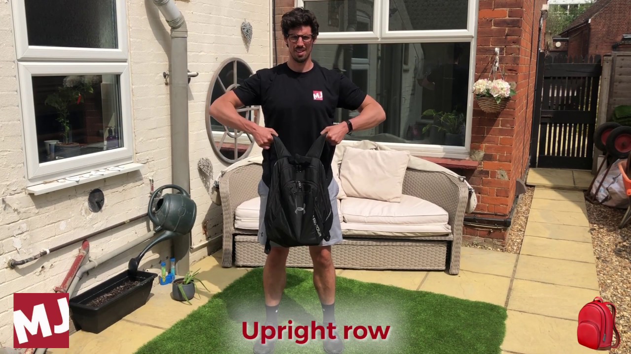 Rucksack upright row - YouTube