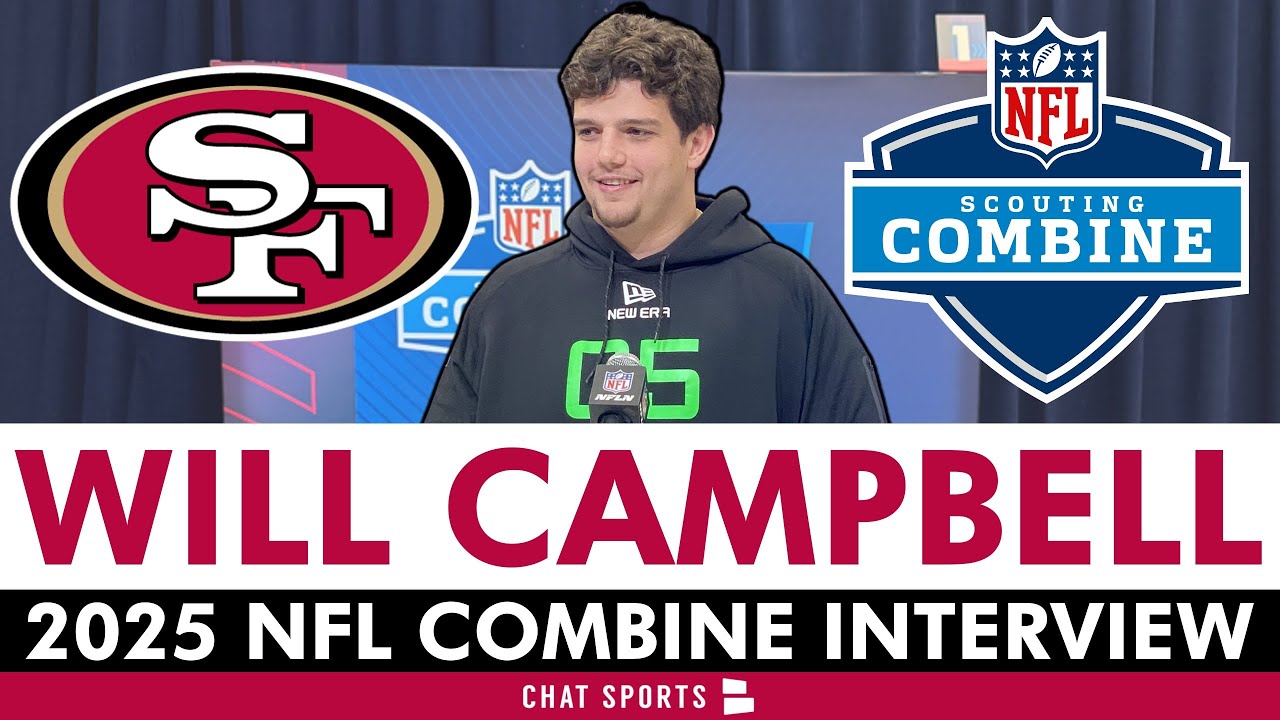 Will Campbell FULL NFL Combine Press Conference | San Francisco 49ers ...