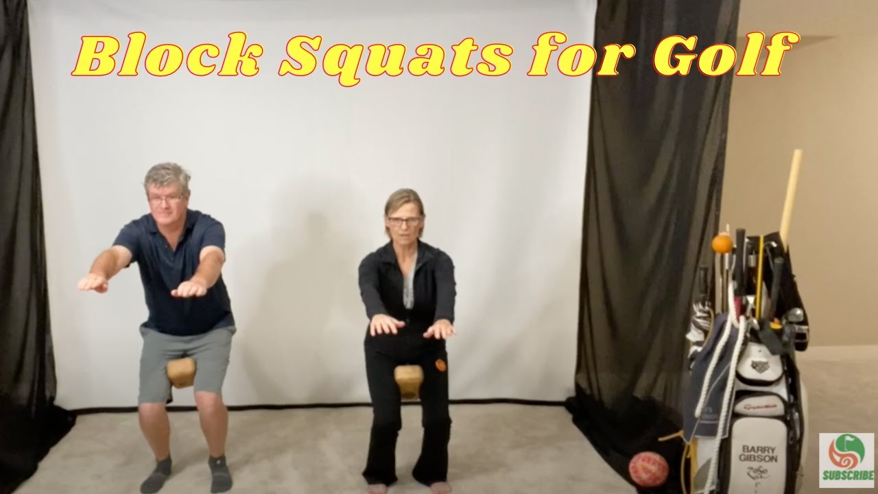 Play Golf From The Ground Up: Block Squats for Golf - YouTube