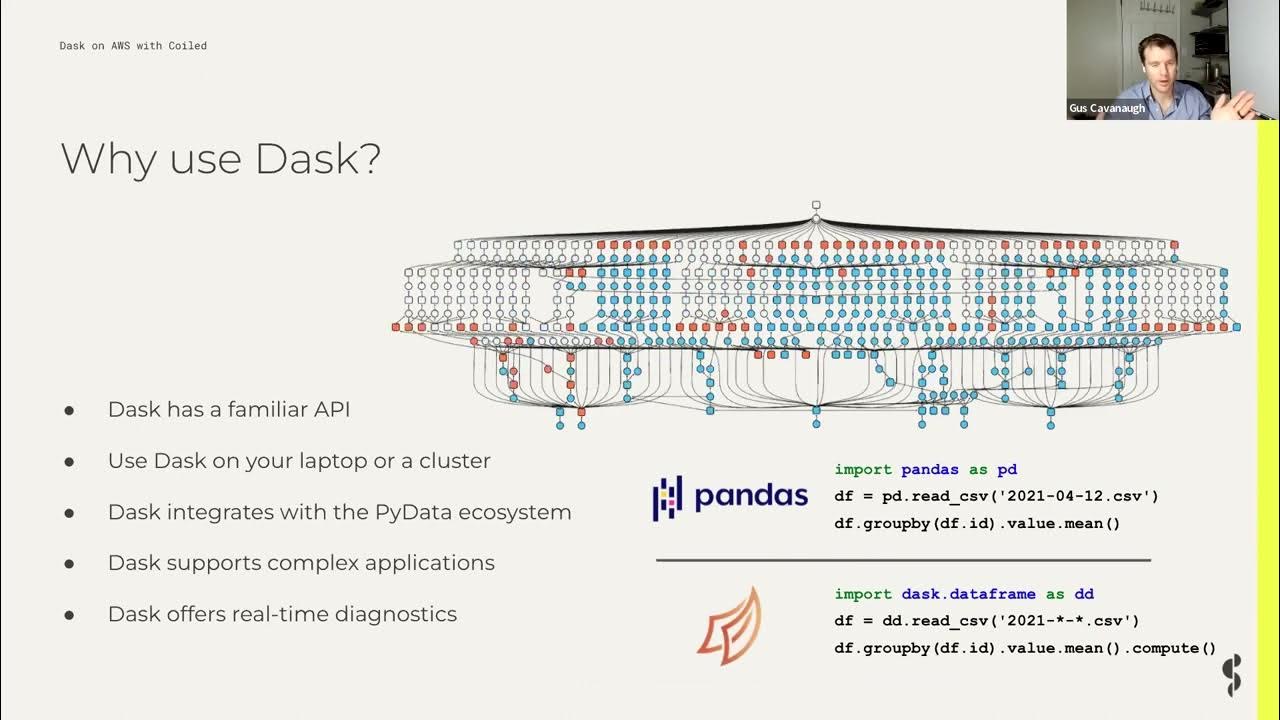 Scale EDA & ML Workloads To Clusters & Back With Dask I PyData Chicago January 2022 Meetup - YouTube