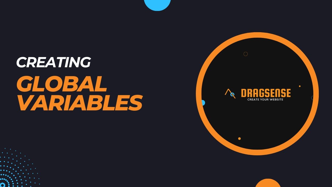 Creating Global Variables on DragSense - Tutorial 5 - YouTube