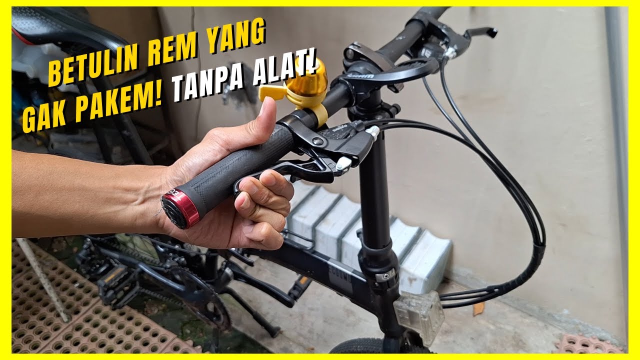 Cara Mudah Memperbaiki Rem Sepeda yang Tidak Pakem! Handle Rem Nempel ...