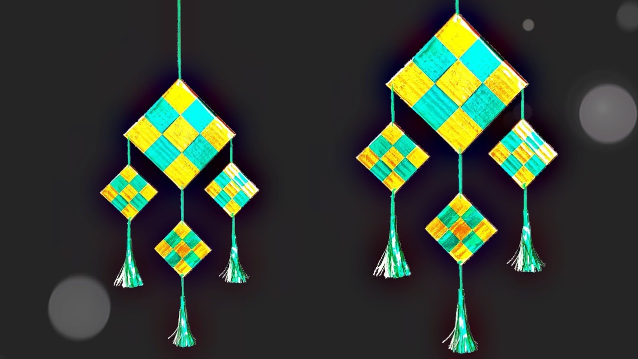 Cara Membuat Ketupat Hias Hiasan Hari Raya Idul Fitri | Hiasan Dekorasi ...