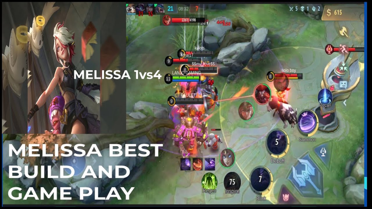 MELISSA BEST BUILD / NAKI PAG HARAPAN SA 4. PUNIT / GAME PLAY / MOBILE ...