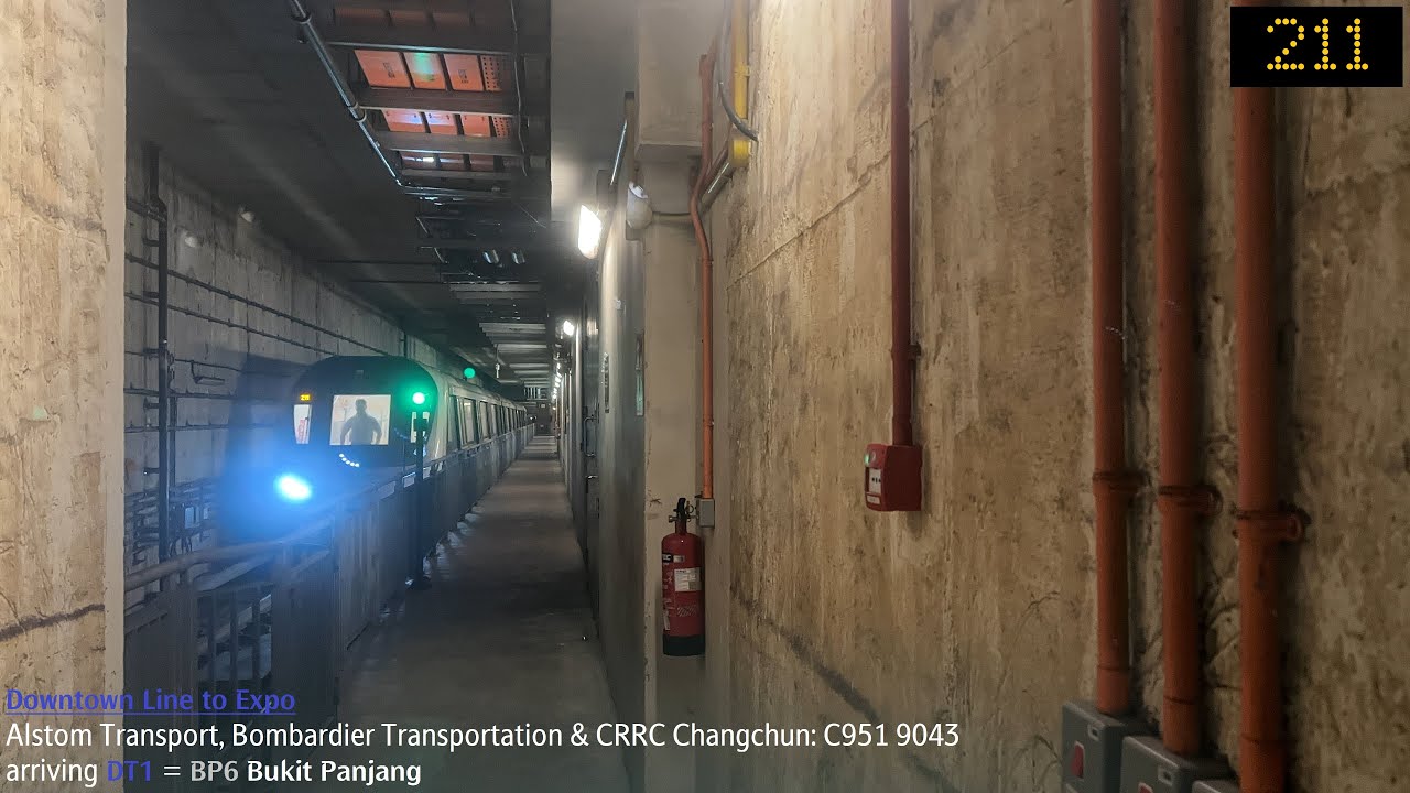 ⁴ᴷ [Platform A Fresh Launch] SBS Transit, DTL Train arriving Bt Panjang ...