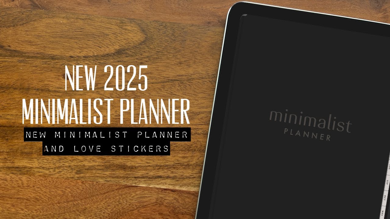 The BEST 2025 MINIMALIST planner / Simple Clean 2025 Planner / 2025 ...