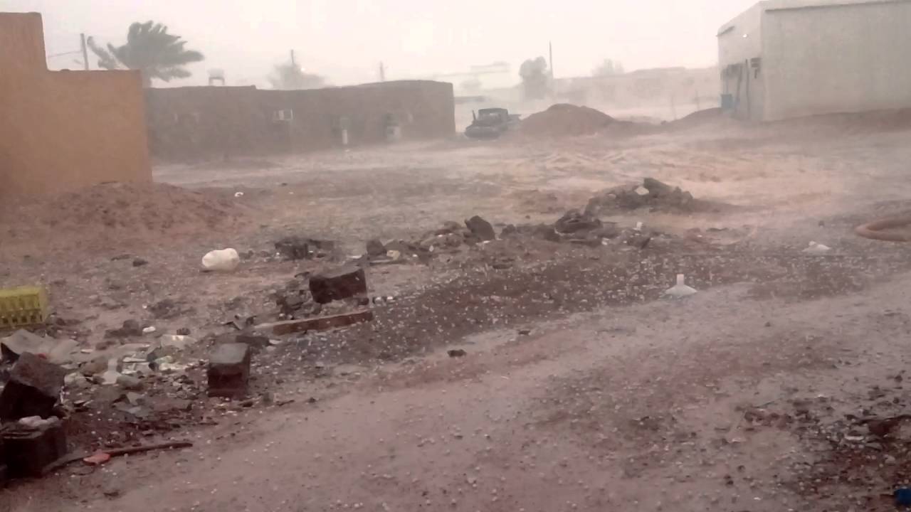 Ice raining in arab (hail 29 April 2016) - YouTube