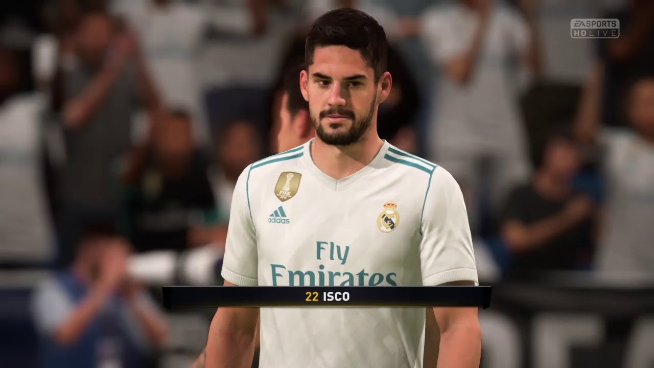 Isco Fantastic First Time Goal (3- 2) FIFA 18 Demo ! - YouTube