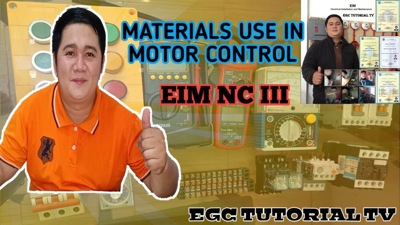 MATERIALS USE IN MOTOR CONTROL...EIM NC III #materials #tools #equipment #electrical - YouTube
