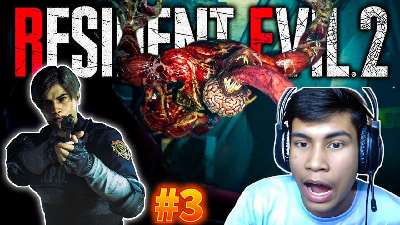 THE LICKER GAVE ME A MASSIVE JUMP SCARE 😱 [ RESIDENT EVIL 2 ] #3 - YouTube