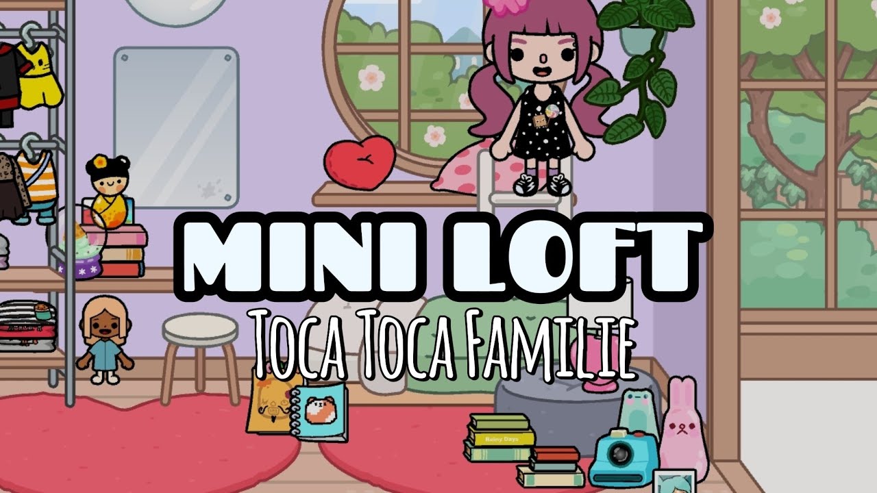 Quick Bedroom with Mini Loft Design | Toca Toca Familie | Toca Life ...