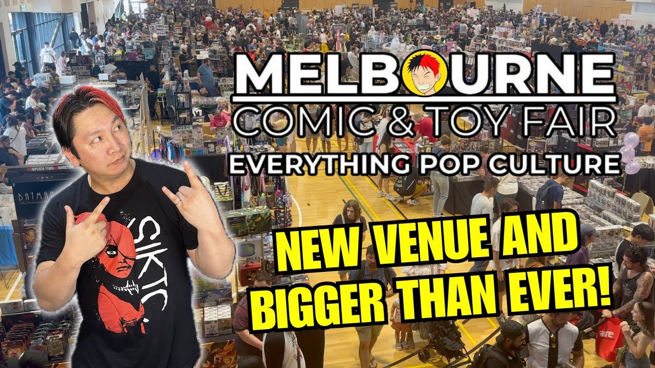 CRAZY Day at MELBOURNE Comic & Toy Fair's NEW Venue - YouTube
