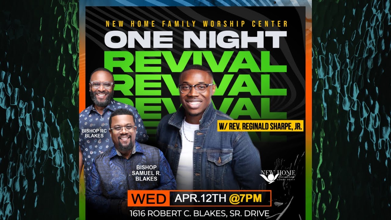 ONE NIGHT REVIVAL with Rev. Reginald Sharpe, Jr. - YouTube