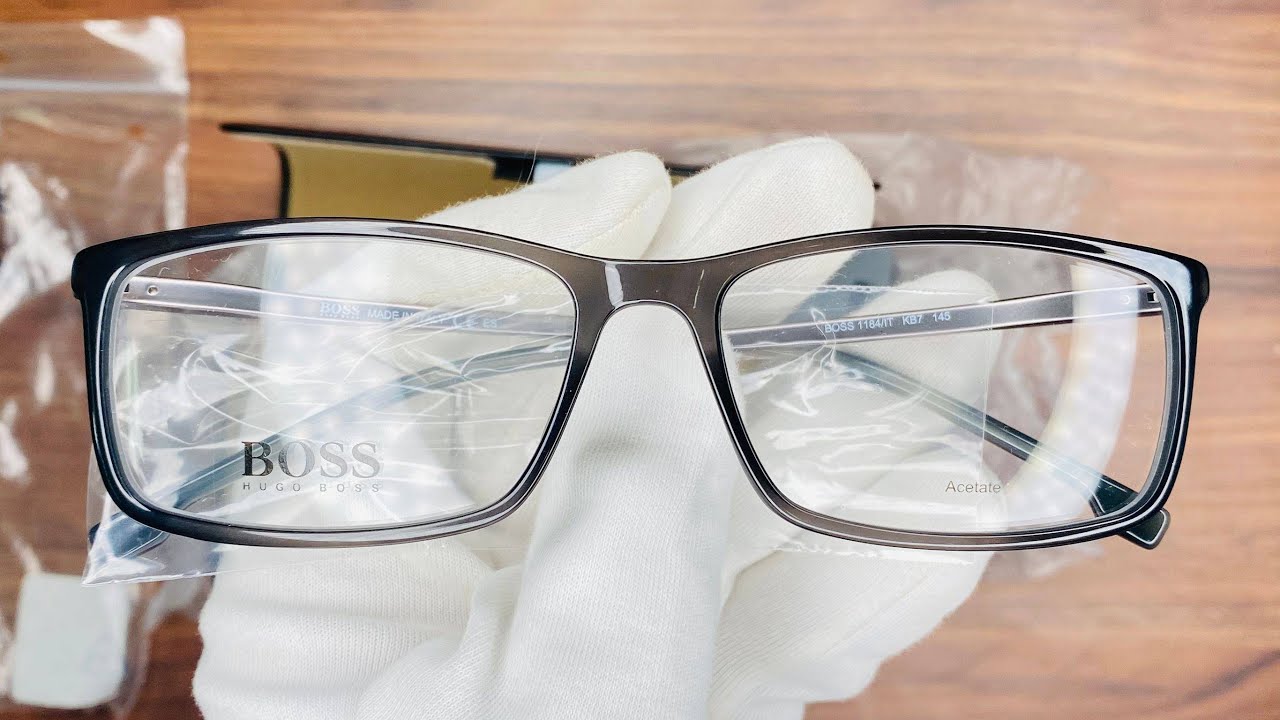 Xship.vn: Hugo Boss Demo Rectangular Men Eyeglasses BOSS 1184/IT 0KB7 ...