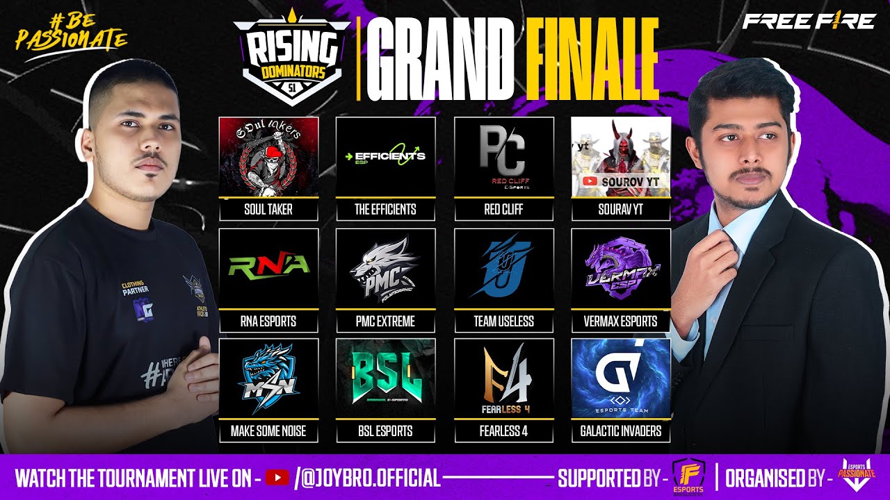 [🔴LIVE] GRAND FINAL || RISING DOMINATORS - S1 || FREE FIRE - YouTube