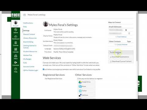 How to change Canvas password - YouTube