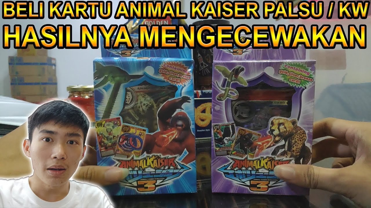 BELI KARTU ANIMAL KAISER EVO PALSU HASILNYA MENGECEWAKAN ...