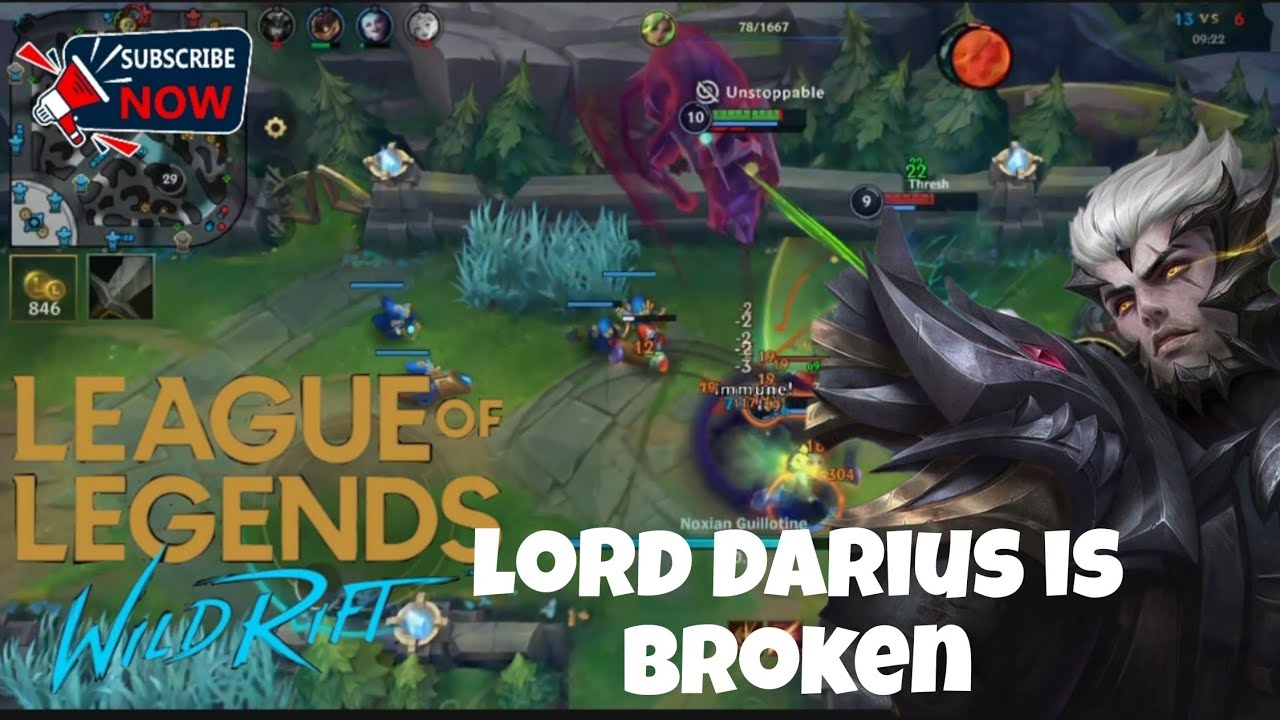 "LORD DARIUS CANNOT BE STOPPED! This Game Was PURE DESTRUCTION!" #darius #lolmobile #wildrift ...