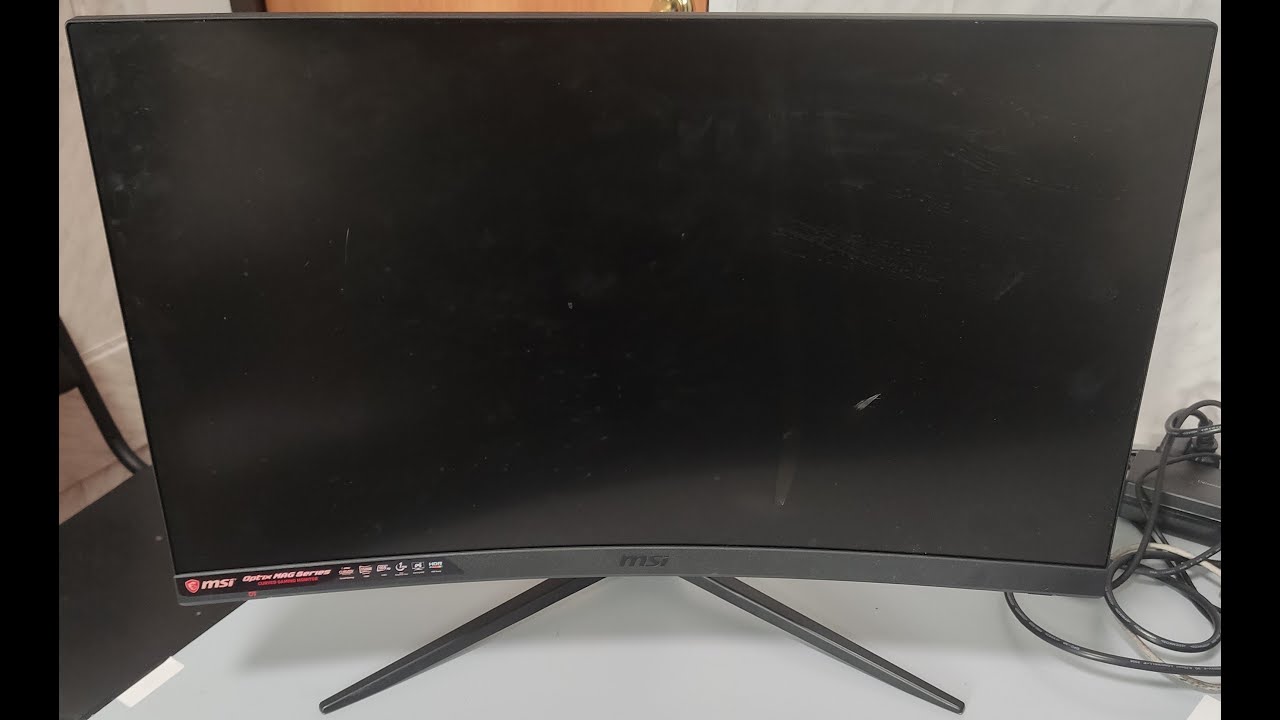 Полная разборка монитора MSI MAG272C Complete disassembly of the MSI ...