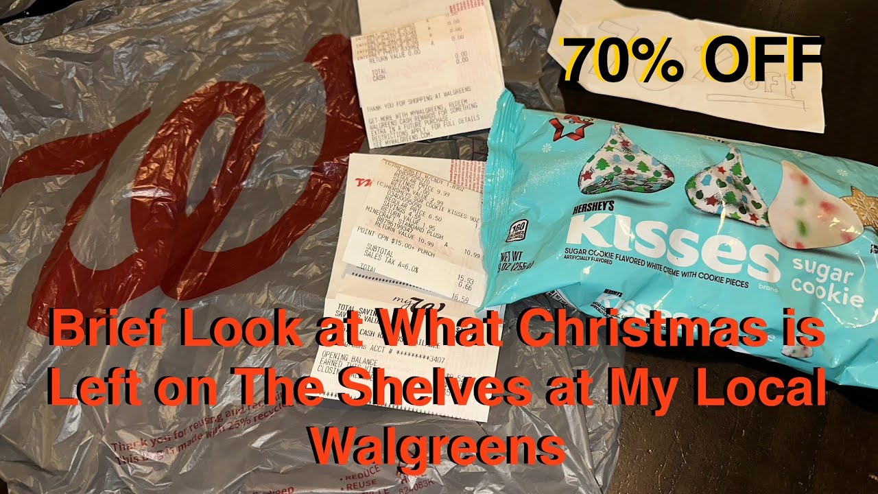 WALGREENS Christmas & Xmas CANDY 70% off CLEARANCE Prices 🎄 Brief Tour ...