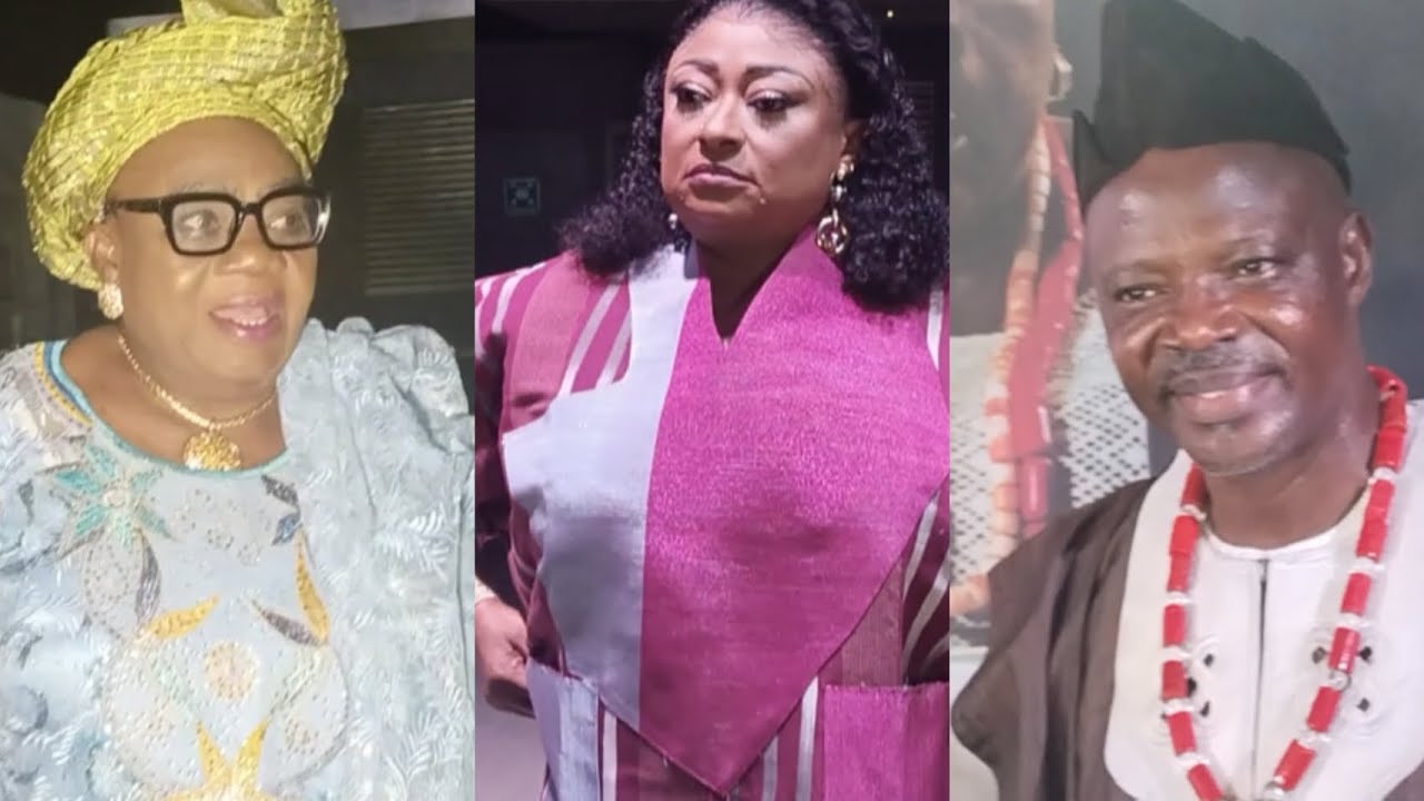 Arrival of Ronke Oshodi Oke, Iya Awero and Ojo Pagogo at Femi Adebayo ...