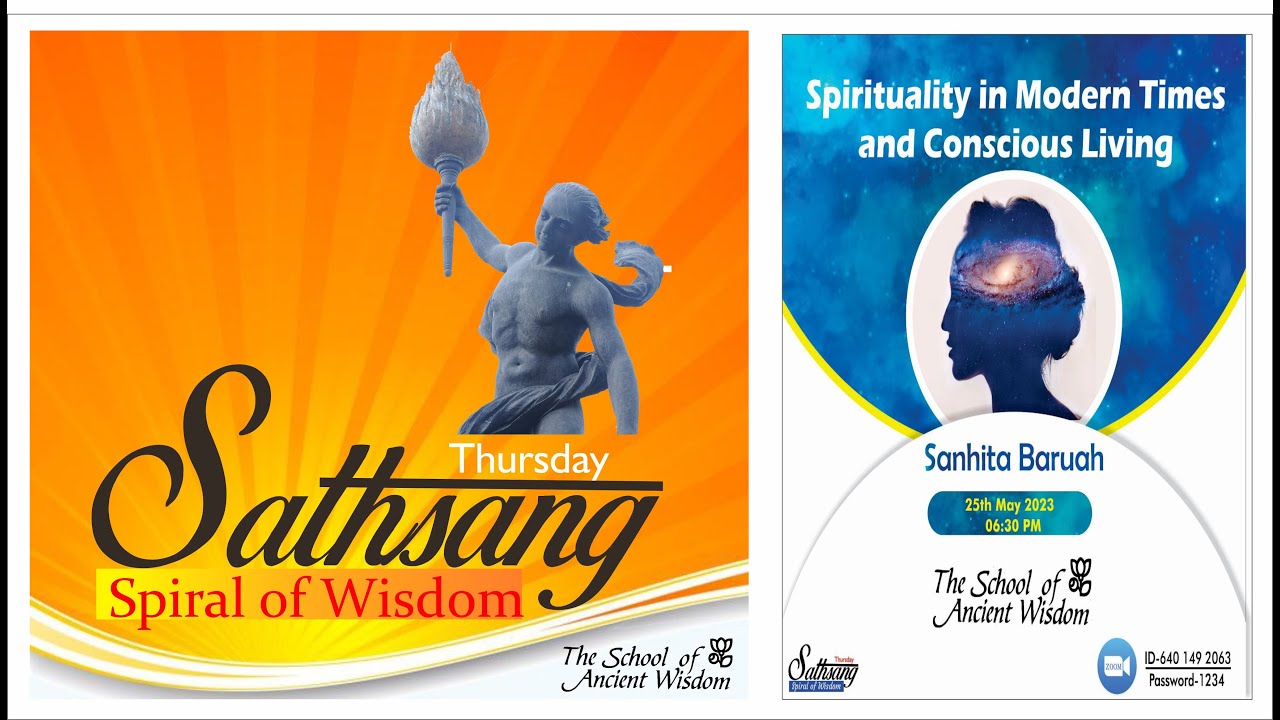 Thursday Sathsang with Sanhitha Baruah on spirituality in modern times ...