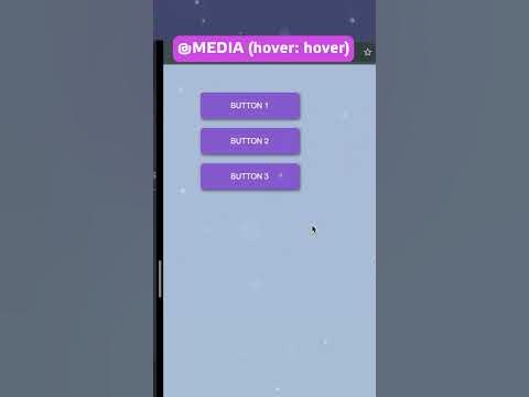 @media hover полезная фишка в CSS #shorts #css #coding #htmlcss #vscode #trick #csshovereffect ...