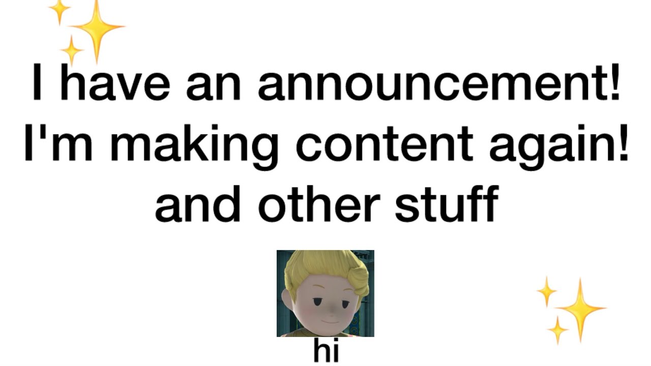 Quick Announcement!!! - YouTube