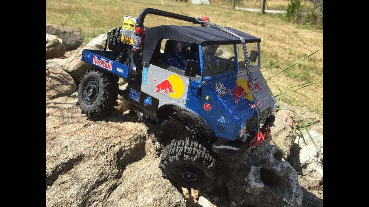 RC Truck Trial - RedBull Unimog RockCrawling - YouTube