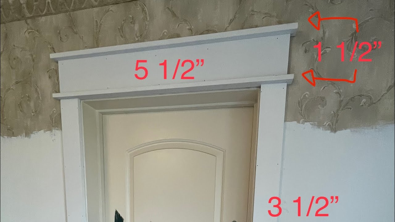 How to make and install this door casing - YouTube