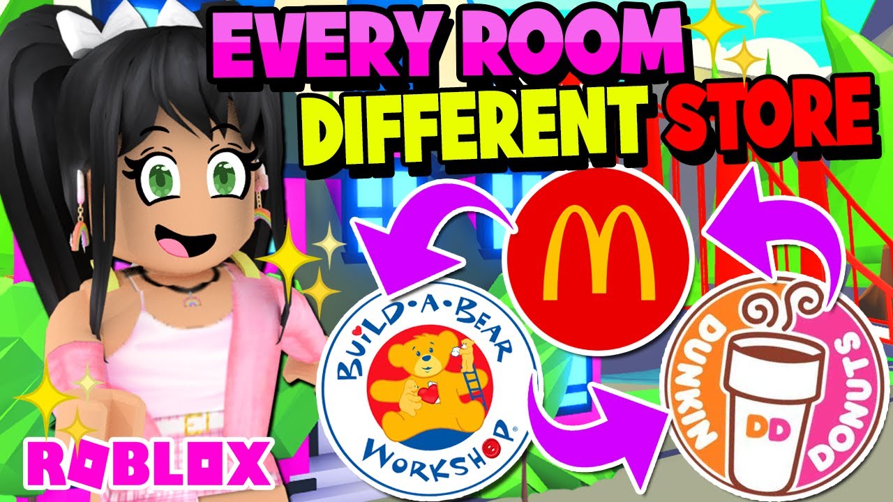 EVERY ROOM IS A *DIFFERENT STORE* IN ADOPT ME MINI MALL (roblox) - YouTube