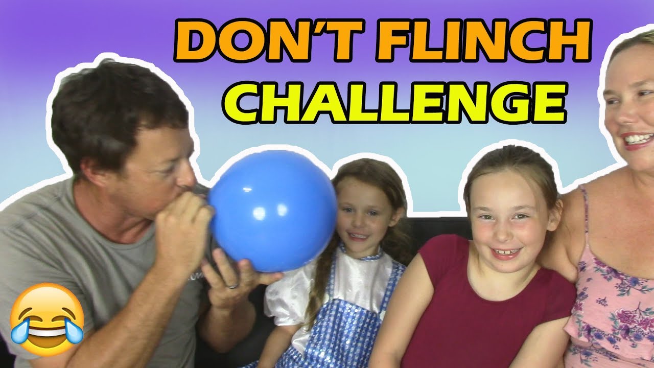 Try Not To Flinch Challenge Funtastic Family - YouTube