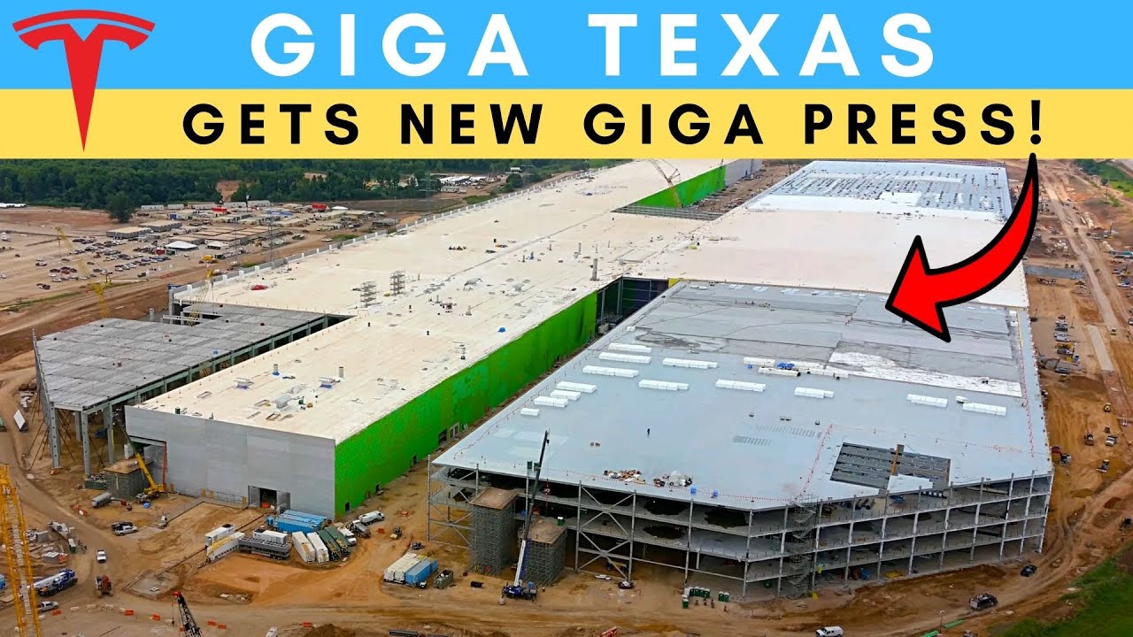 Giga Texas Gets New Giga Press & More Updates! - YouTube