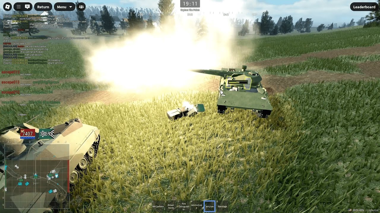 Infantry Dropoff And Team Support - (Multicrew Tank Combat) ROBLOX ...