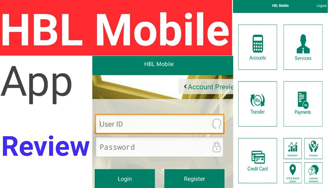 HBL Mobile Application Review - YouTube