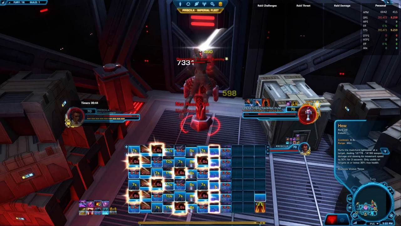 SWtoR [PvE] Rotation Juggernaut - Vengeance 5.5 - YouTube