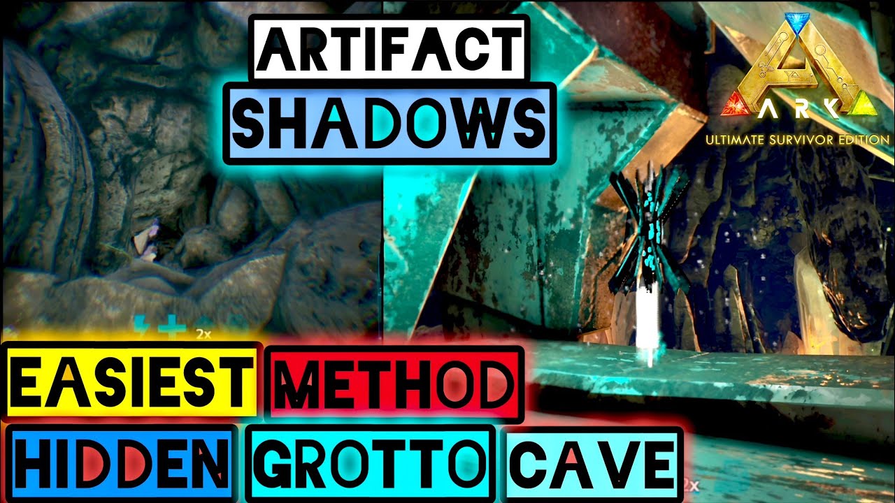 How to Get Artifact of Shadows Hidden Grotto Cave Ark Mobile | Ark ...